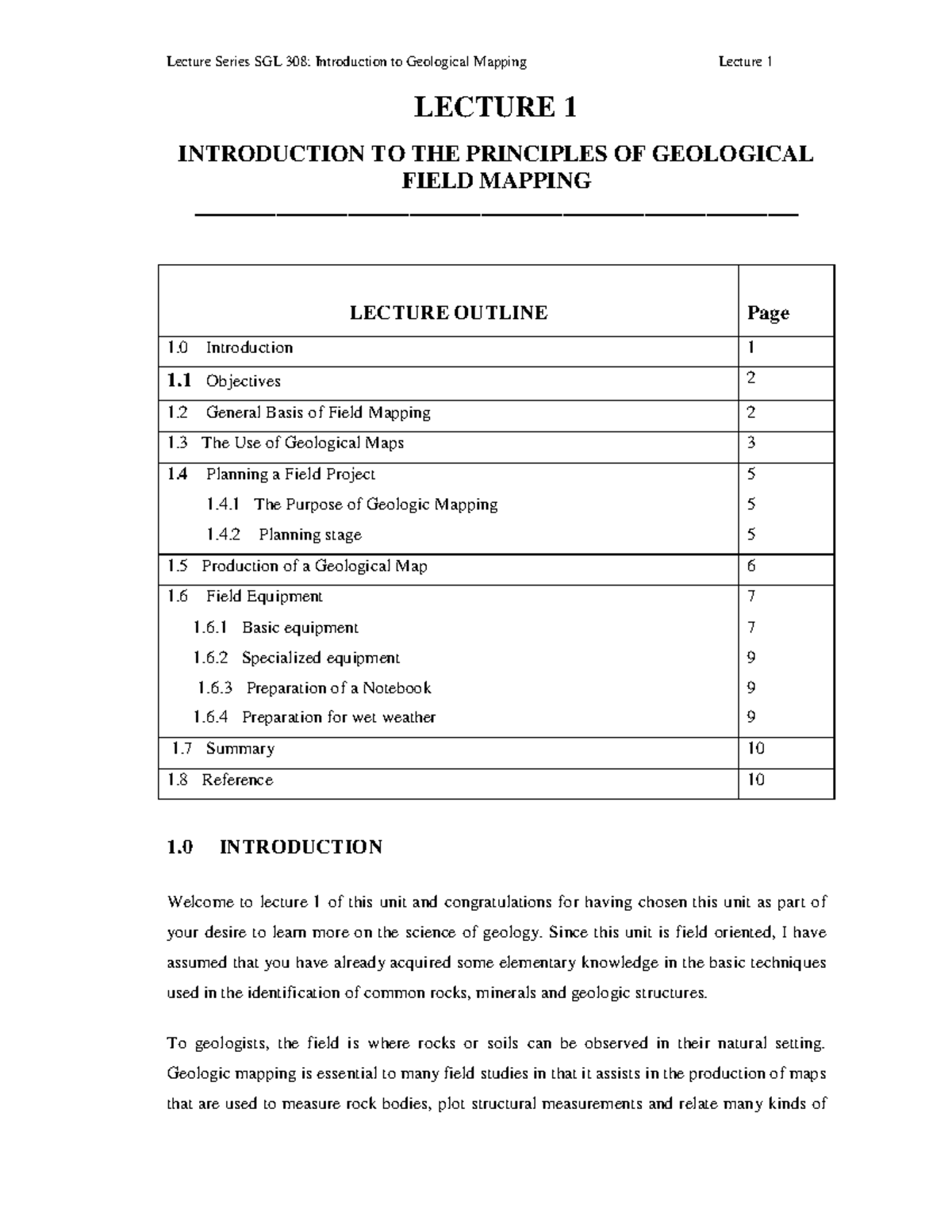 Lecture 1 0 - Notes are talk in second year in studies in civil ...