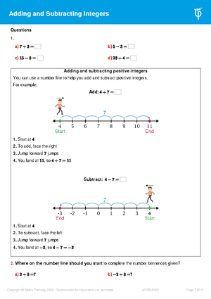 Adding and Subtracting Unrelated Fractions - Words to remember ...