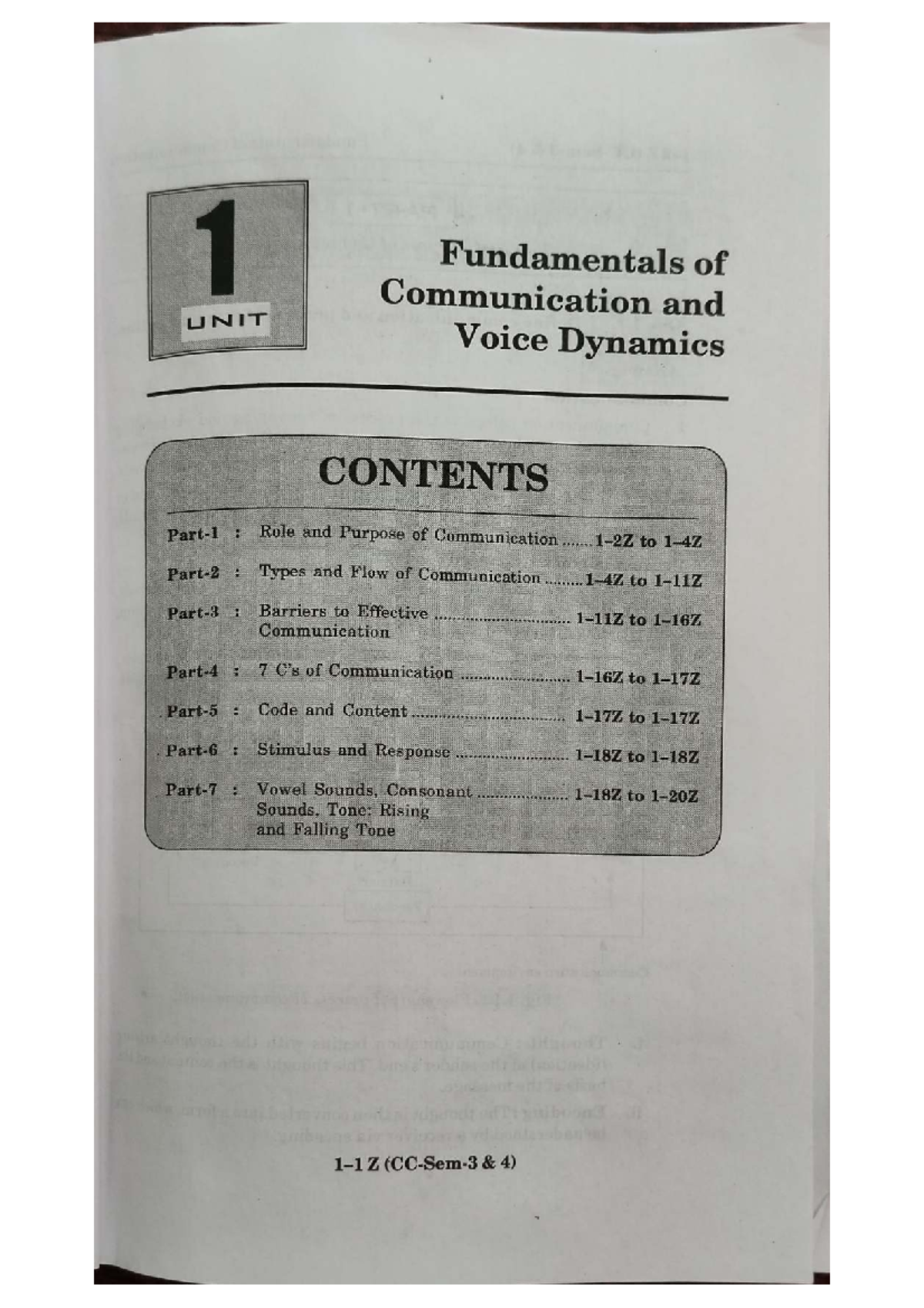 Tc unit 1 unit 1 - Tc notez - b.tech - Studocu