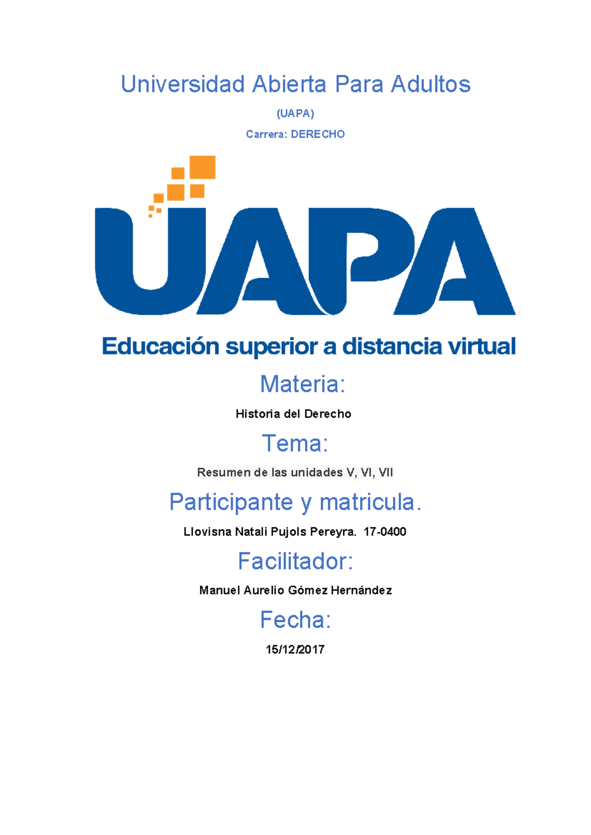 Universidad Abierta Para Adulto 12465798765411 - Universidad Abierta ...