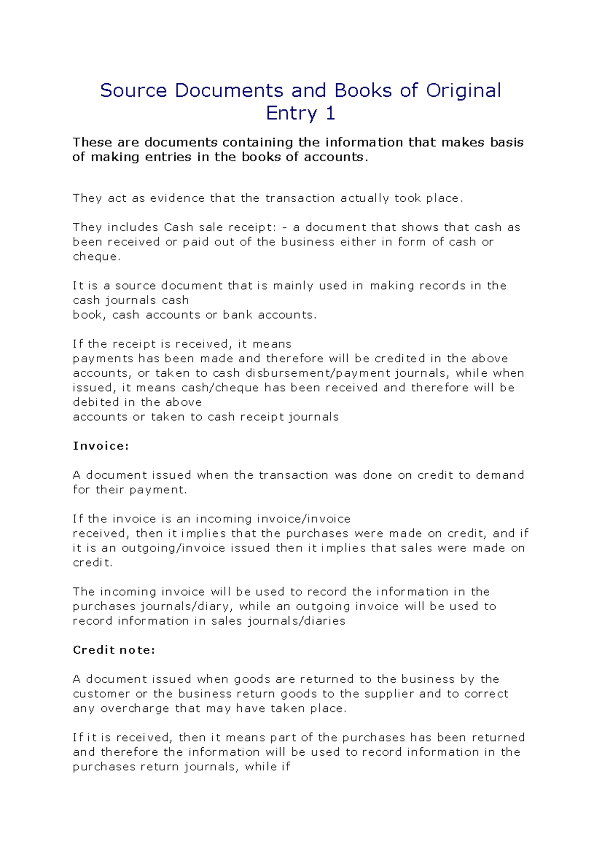 Source documents - Vggg - Source Documents and Books of Original Entry ...