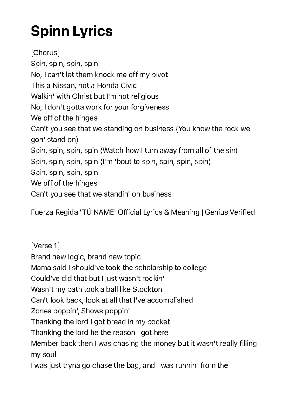 Caleb Gordon – Spinn Lyrics Genius Lyrics - Spinn Lyrics [Chorus] Spin ...