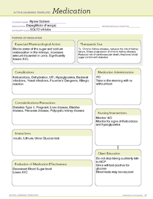 Fentanyl - Template - ACTIVE LEARNING TEMPLATES TherapeuTic procedure A ...