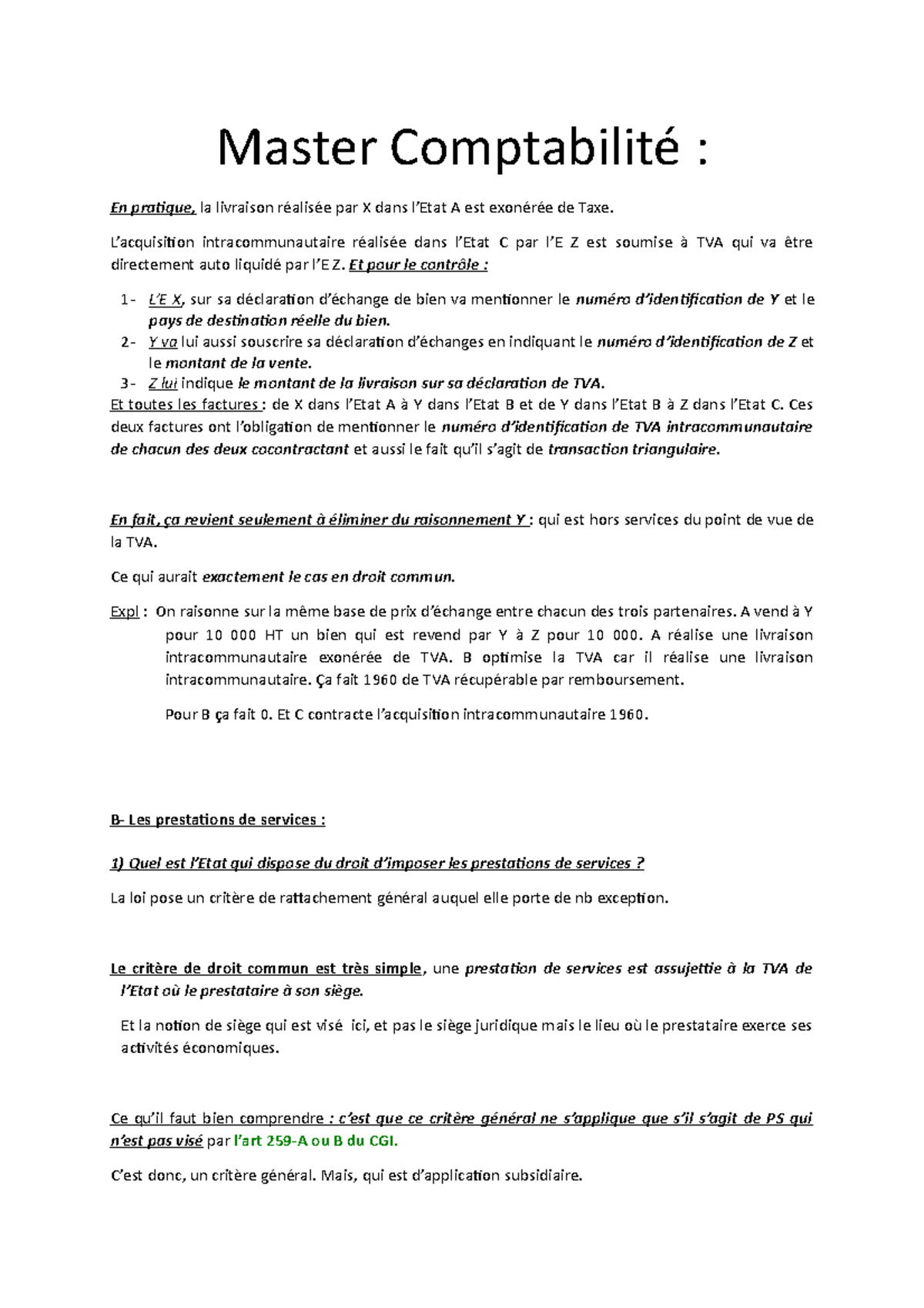 Master Comptabilit 9 - Master Comptabilité : En pratique, la livraison ...