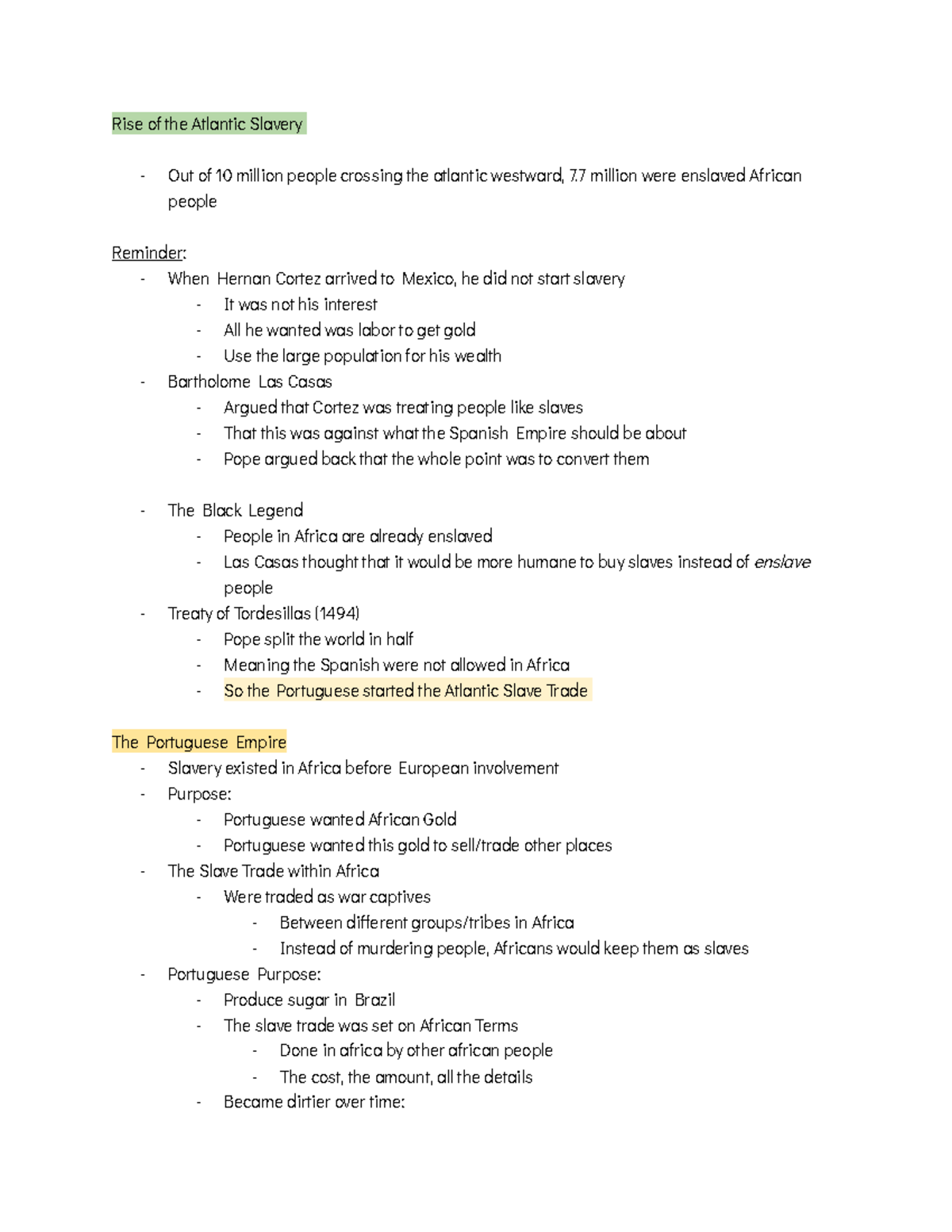 Rise of the Atlantic Slavery - .. - This happened to Slaves as they ...