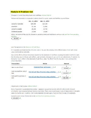 Module 7 Problem Set - ACC201 - MODULE 7 PROBLEM SET - Studocu