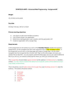 Assignment%20#2 - Java Script and Bootstrap - SFWRTECH 4WP3 – Advanced ...