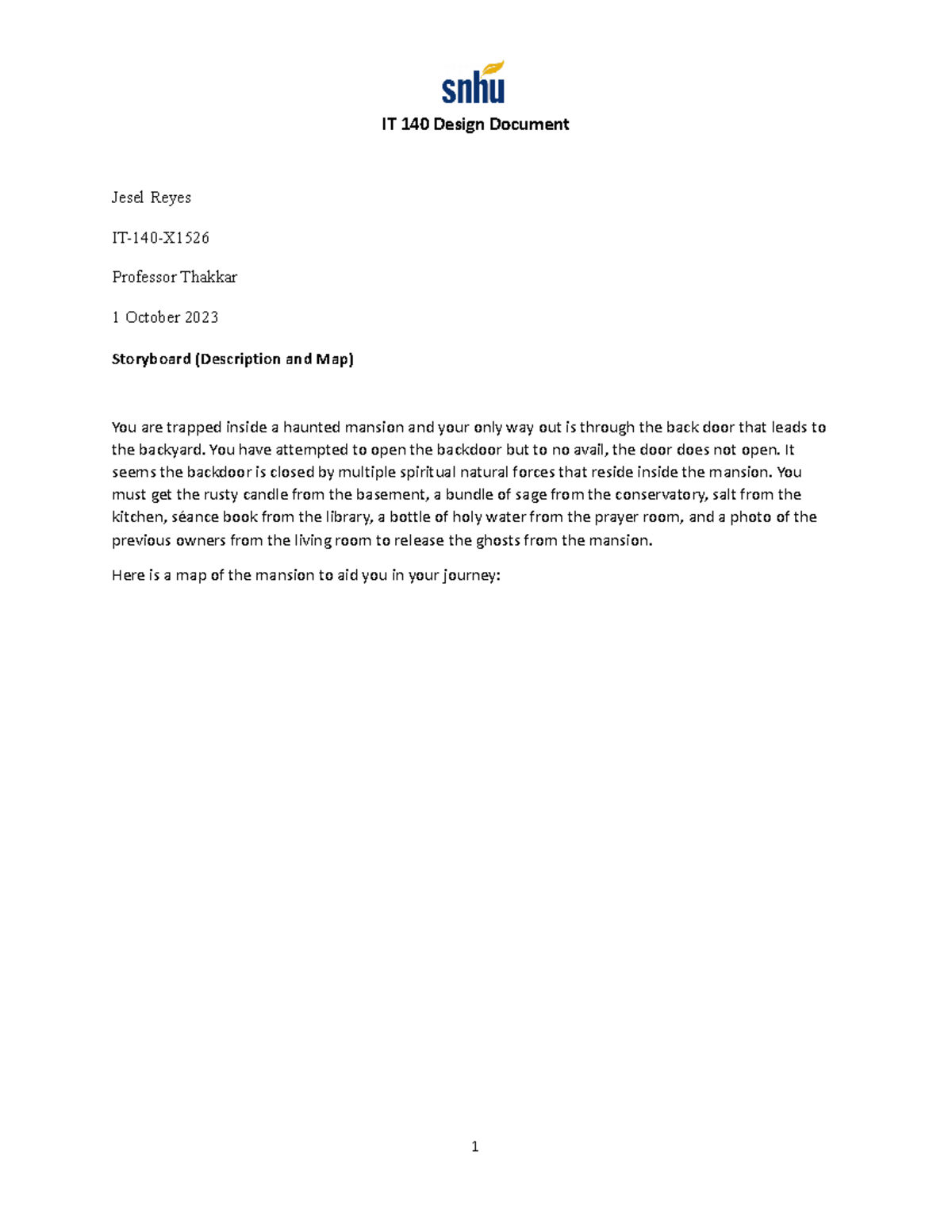 It 140 Design Document Template 1 It 140 Design Document Jesel