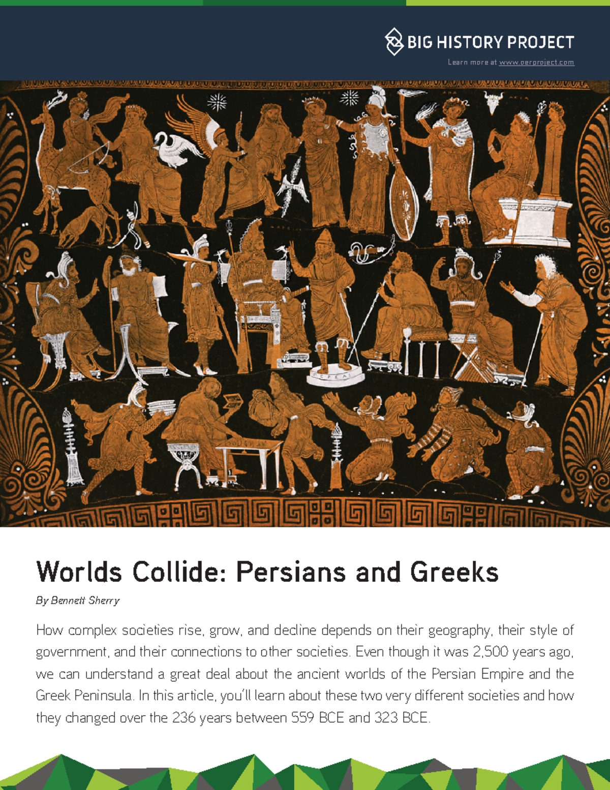 Persians and Greece - Worlds Collide: Persians and Greeks By Bennett ...