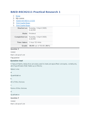 Research Paper G1 - example - Practical Research 2 - Studocu