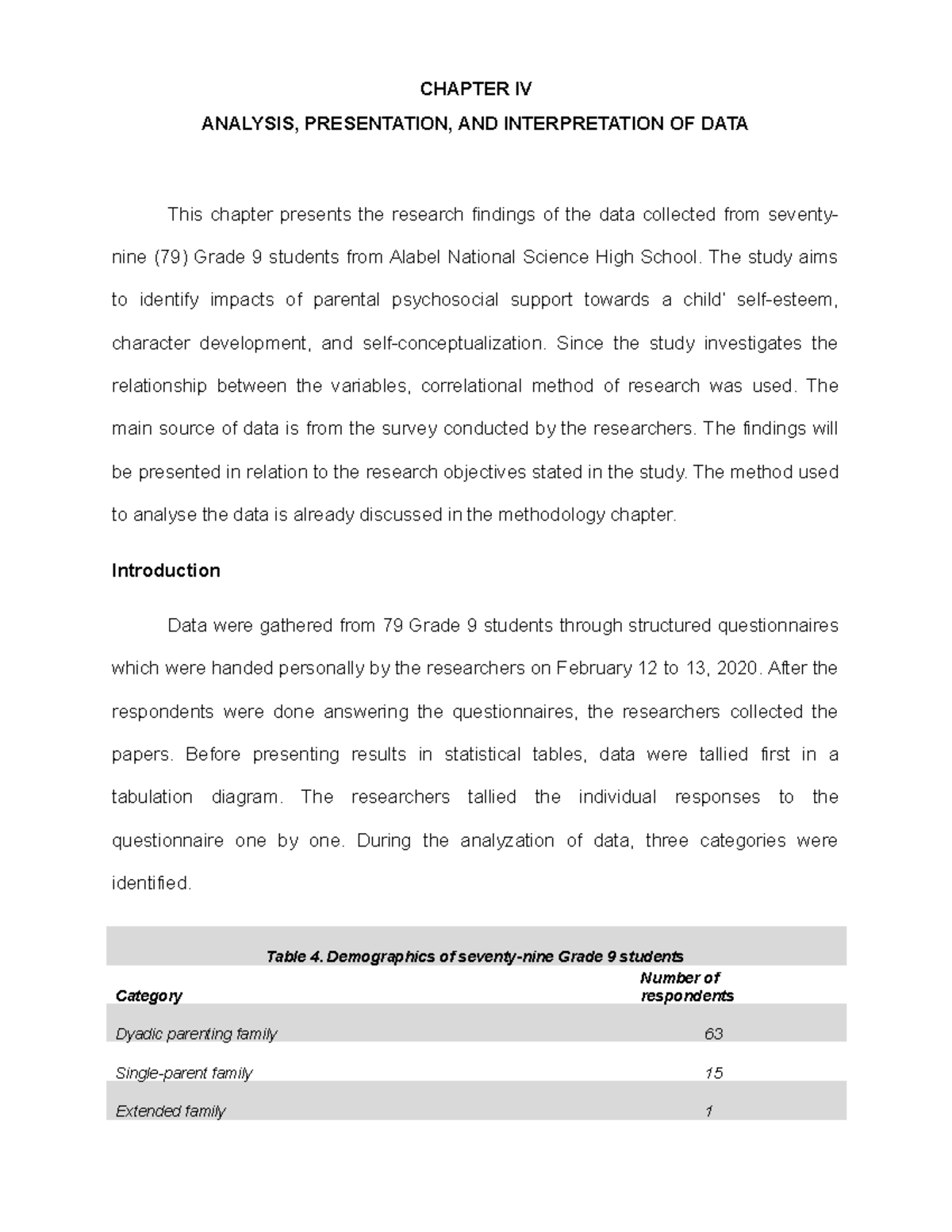 Chapter IV Final 2 - CHAPTER IV ANALYSIS, PRESENTATION, AND ...