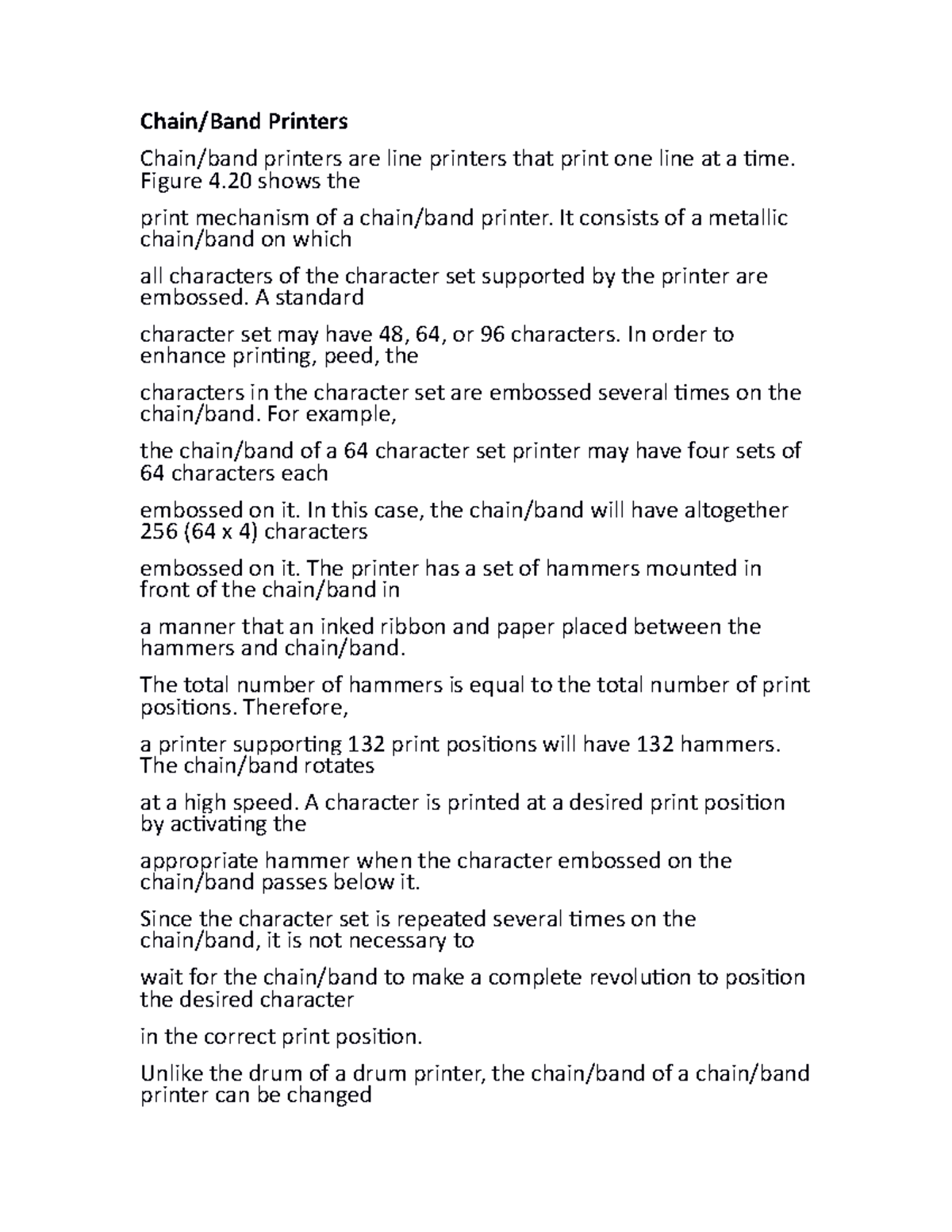 Chain,Band Printers notes - Copy - Chain/Band Printers Chain/band ...