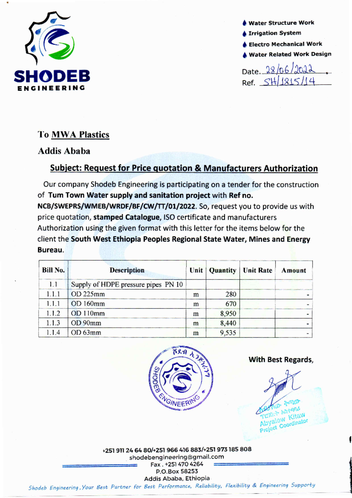 1bf3e41c28ca4dafbe 778a88bd7012e5 - 1-114 Section IV. Bidding Forms ...