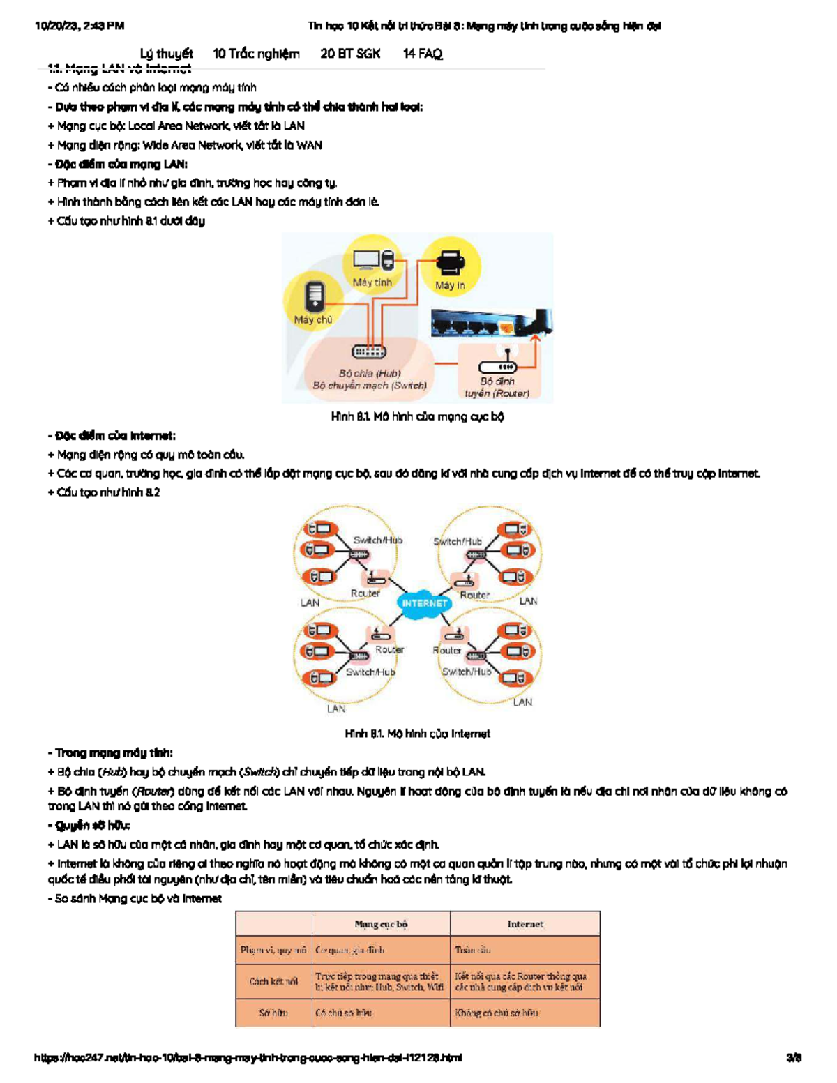 Tin học 10 Kết nối tri thức Bài 8 Mạng máy tính trong cuộc sống hiện đại - Software engineer ...