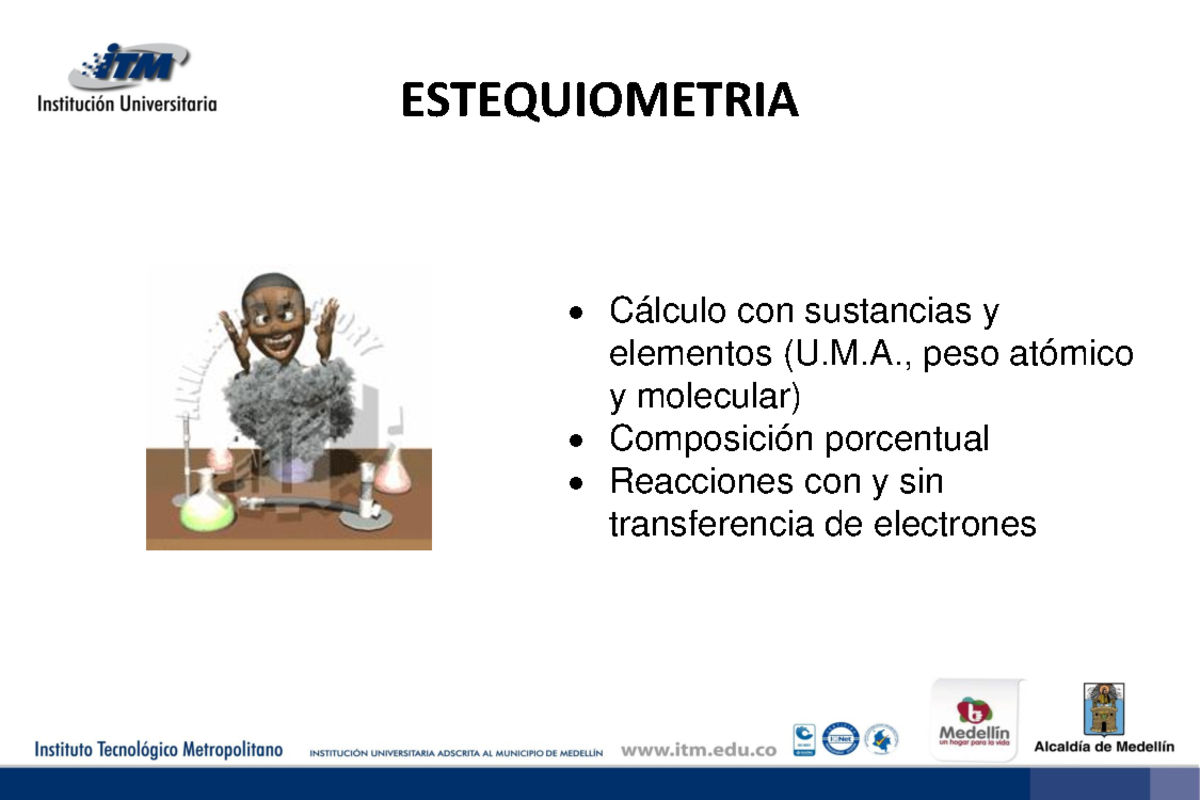 Estequiometria - ejercicios - Cálculo con sustancias y elementos (U.M., peso atómico y molecular ...