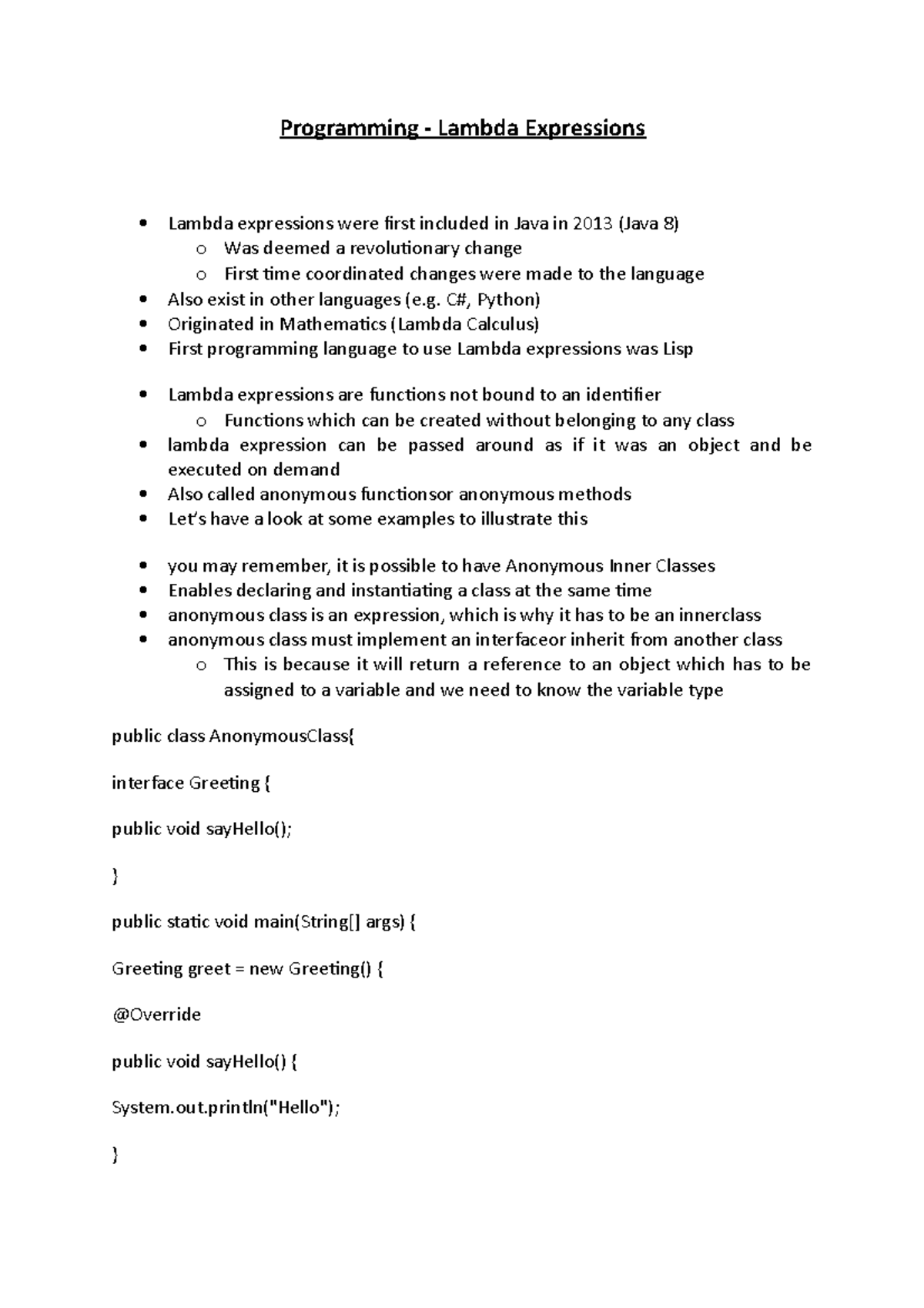 Programming Lambda Expressions C Python Originated In programming-lambda-expressions-c-python-originated-in