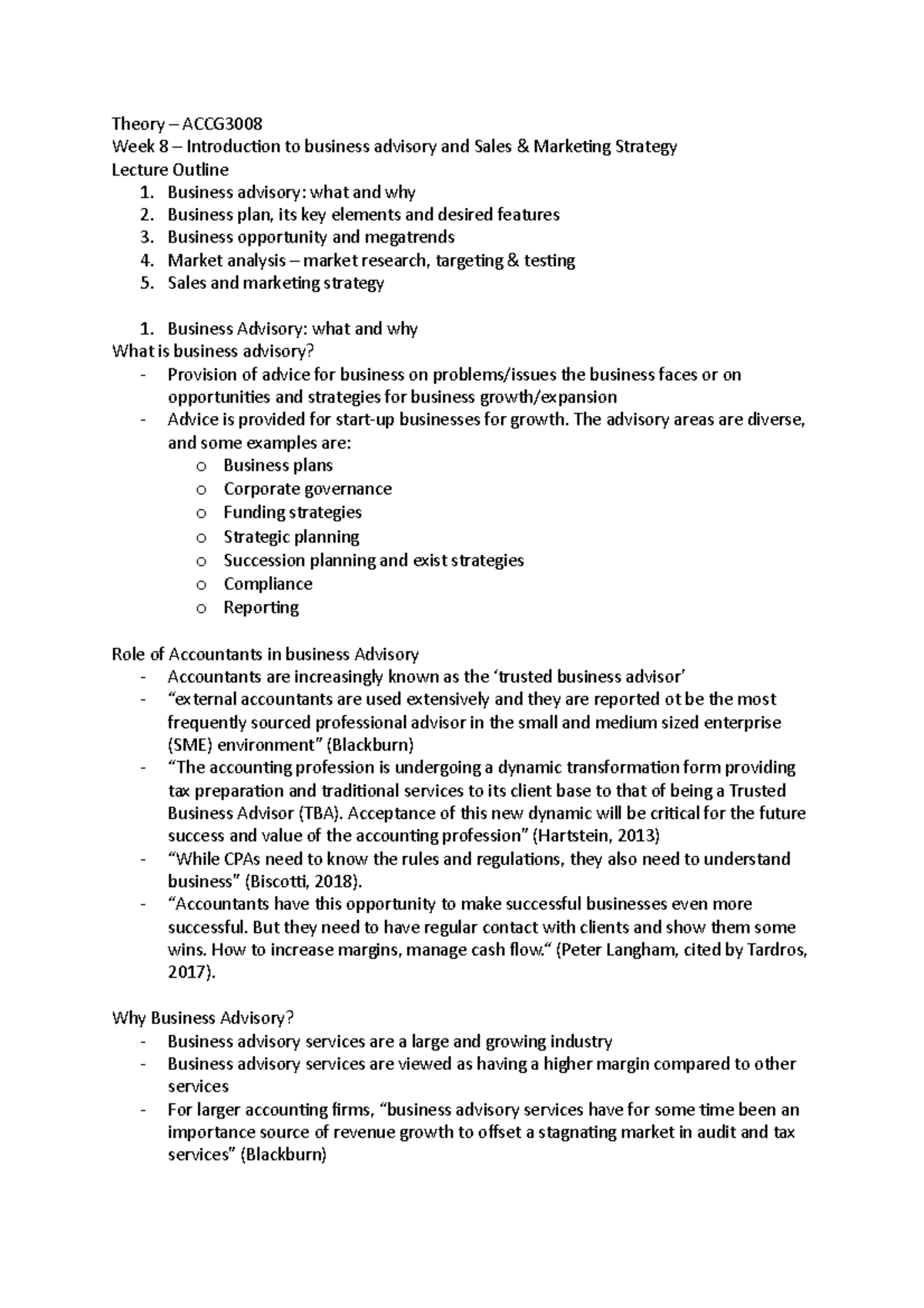 ACCG3008 - Theory - Theory – ACCG Week 8 – Introduction to business ...