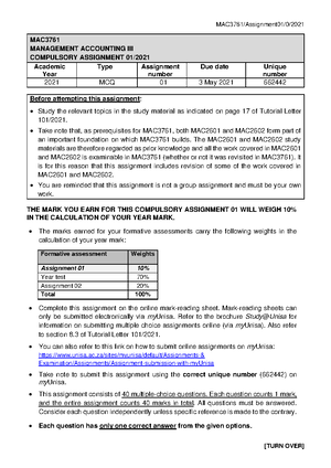 MAC3761 Test 1 April 2022 Question Paper(original) - MAC3761 - Unisa ...