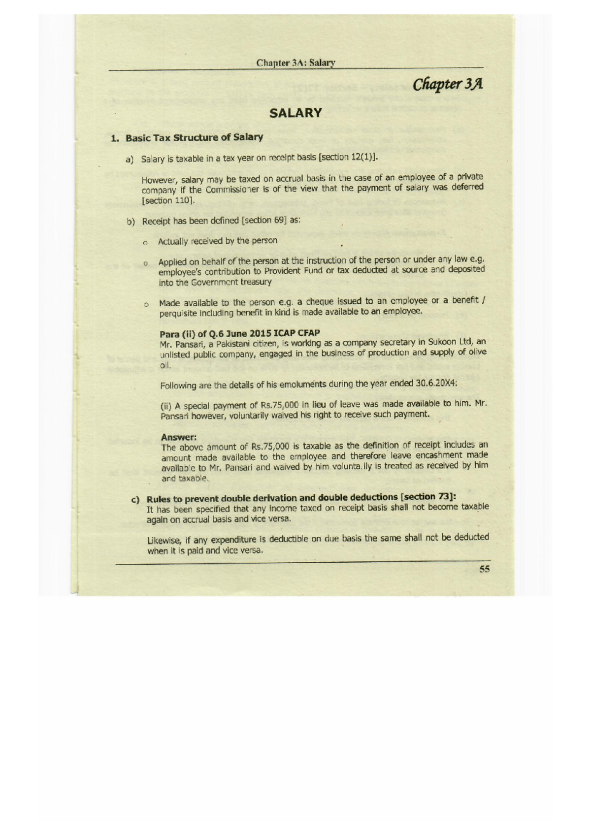 Corporate tax chapter No. 3 - Corporate Finance - Studocu