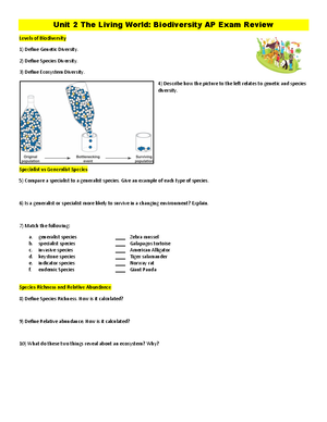 Apes-chapter 1 practice exam - Studocu