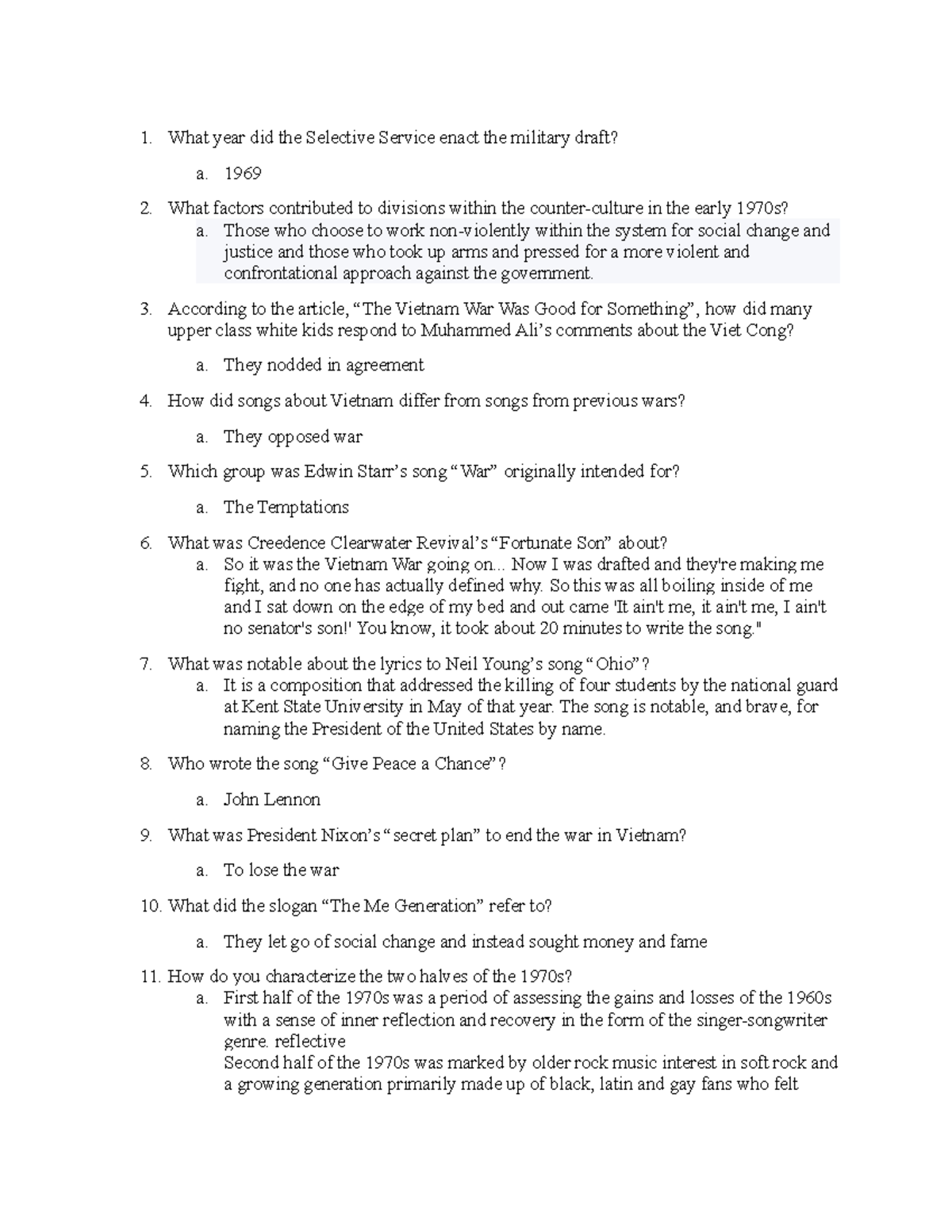 Module 10 Study Guide - What year did the Selective Service enact the ...