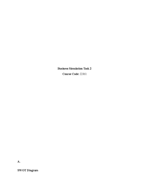 D361-Business Performance Report A-Passed - D361 - WGU - Studocu