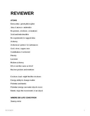 GEN BIO Lesson 1 Reviewer - LESSON 1 : THE CELL THEORY GEN BIO SEM 1 ...