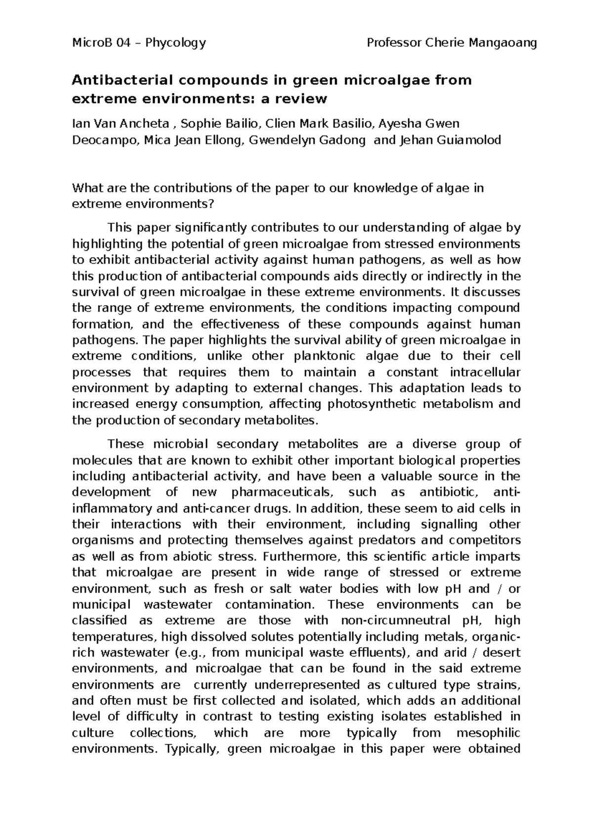 Antibacterial-Compounds-in-Green-Microalgae-from-extreme-environments ...