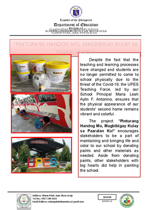 Criteria IN Judging BEST Corners - CRITERIA IN JUDGING BEST NDEP CORNER ...