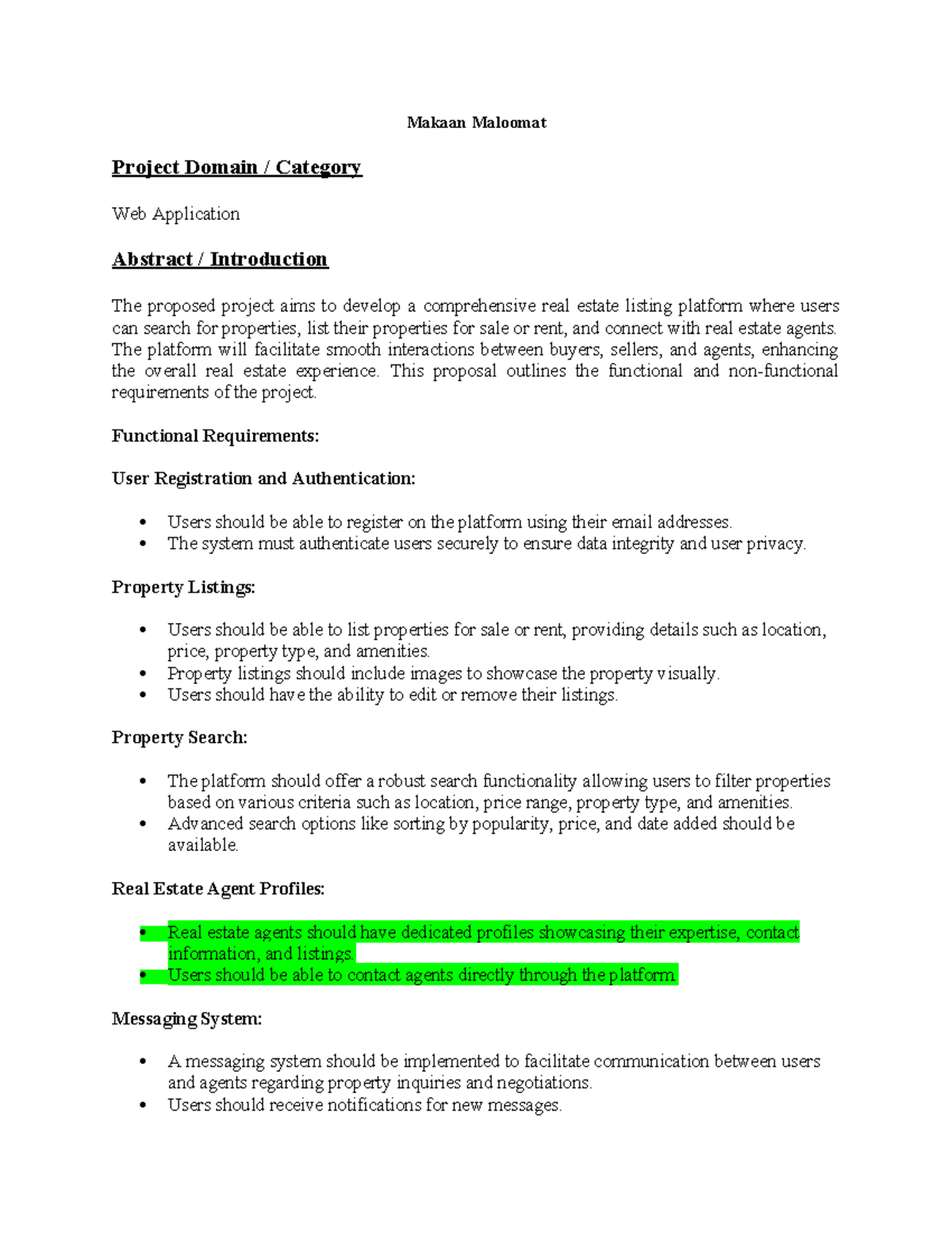 PROJECT file Makaan Malomaat in in english - Makaan Maloomat Project ...