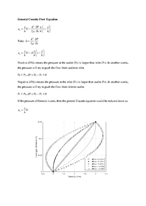 Lecture 4 fluid mechanics - Couette flow (there is a sliding plane on ...