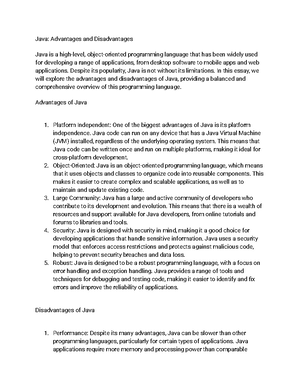 An Introduction to Java Coding History, Features, and Applications ...