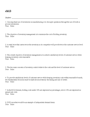 Productivity solved problems-1 - Chapter 2 Productivity Problems with sample solutions Problem 1 ...