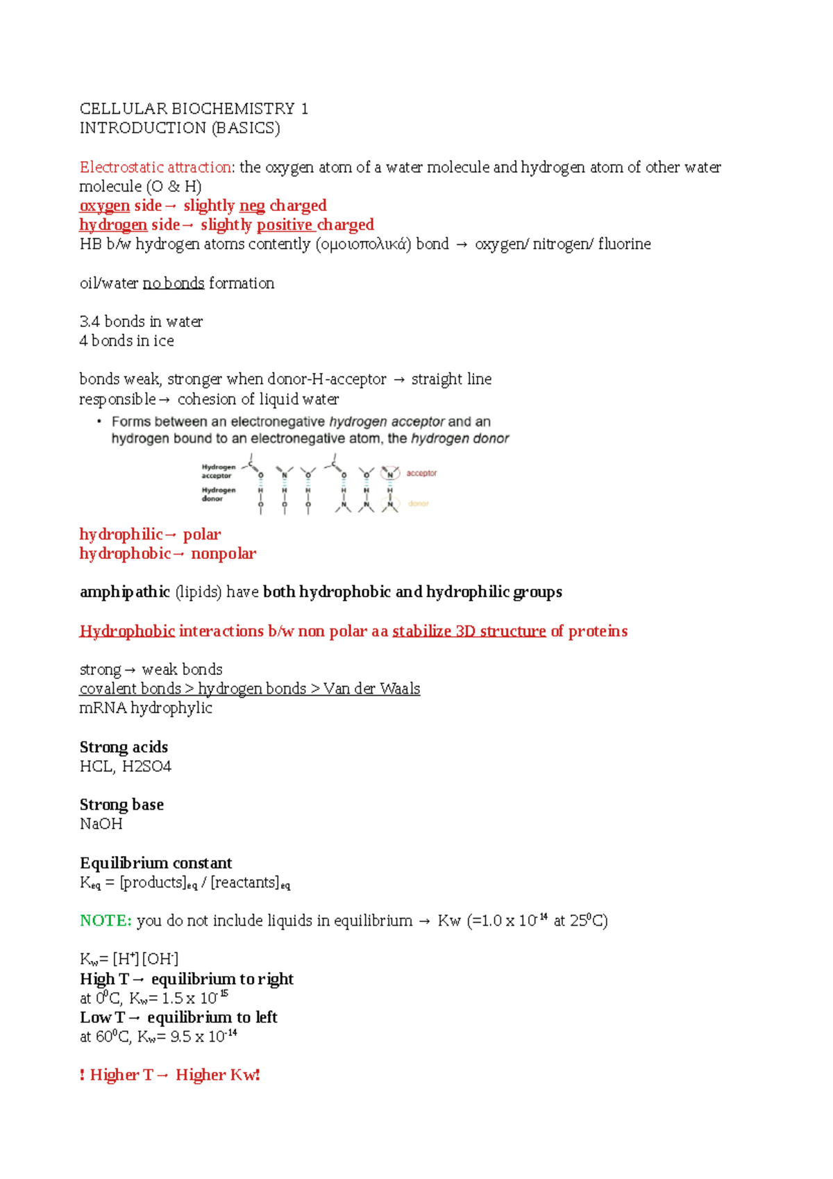 Cellular Biochemistry 1 - Basics - CELLULAR BIOCHEMISTRY 1 INTRODUCTION ...