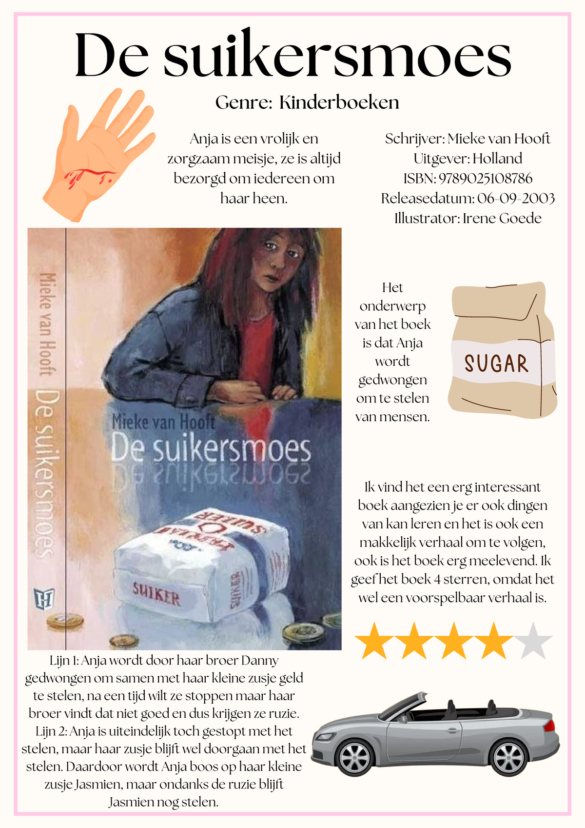 Boekposter - Anja wordt door haar broer gedwongen om samen met haar ...