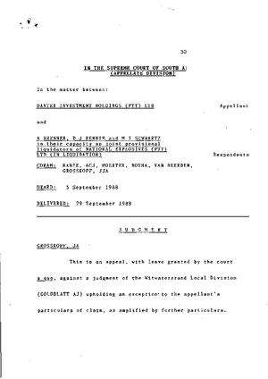 Topic 1 Part 2 - INTRODUCTION TO THE LAW OF DELICT - 214 Chapter 11 ...