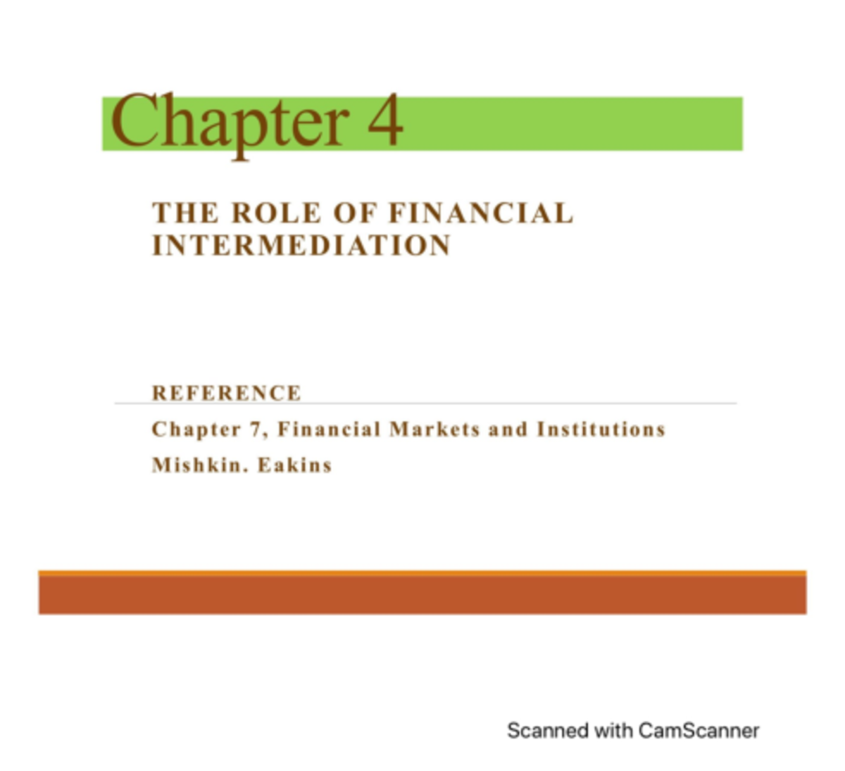 4. The Role of Financial Intermediation - fn 1024 - Studocu