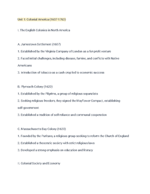 13 Colonies Brochure Project Directions - Mr. Alfaro U History 13 ...