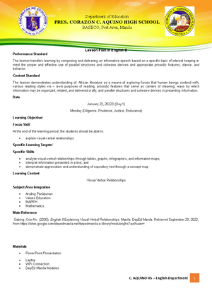 SLM-E9Q3M7-1 - Grade 9 English Quarter 3 Module 7 - Republic of the ...