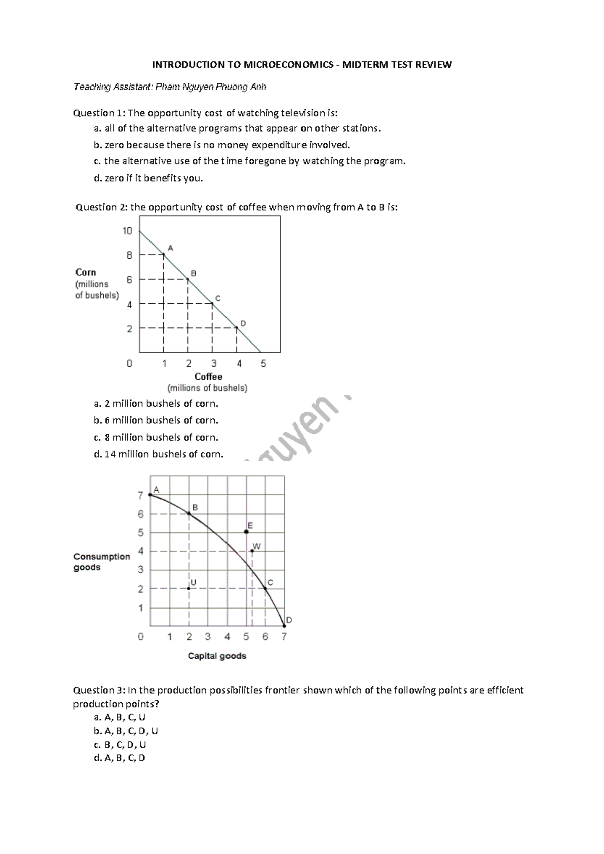 Micro practice test No answer - INTRODUCTION TO MICROECONOMICS ...