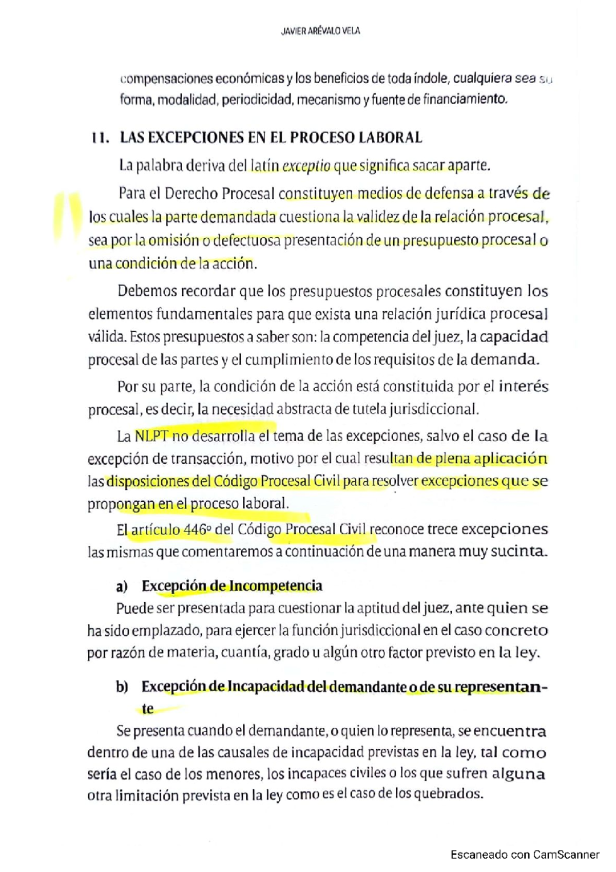 3.- Excepciones Procesales - Derecho procesal administrativo - Studocu
