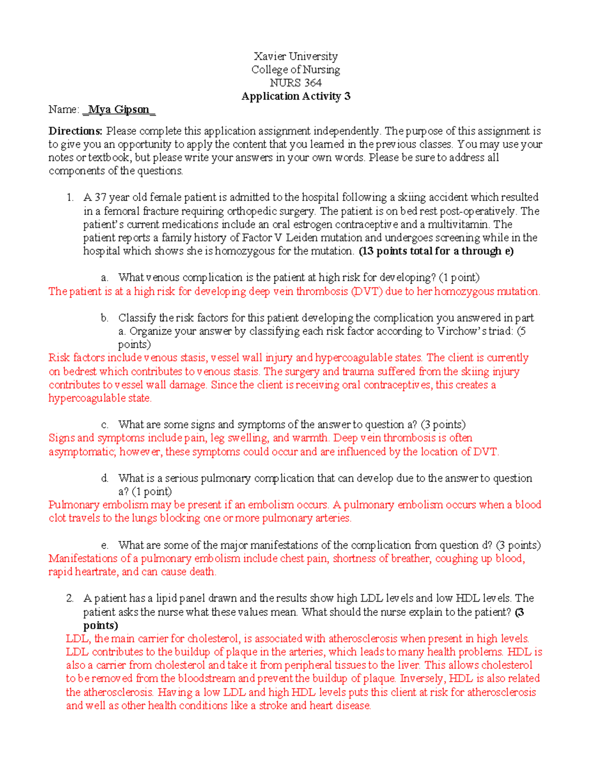 Application assignment 3 - The purpose of this assignment is to give ...