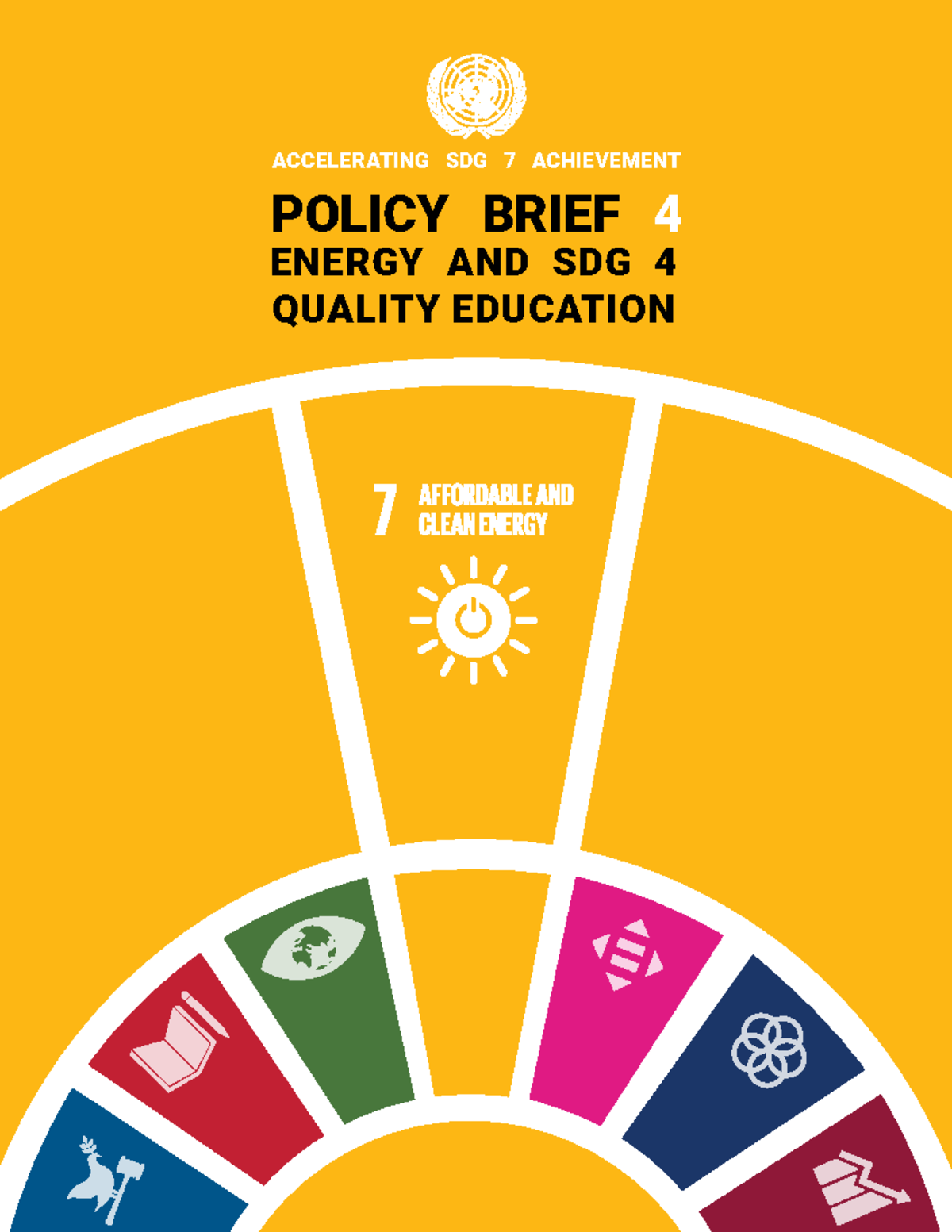 Policy Brief 4 - Energy AND SDG 4 Quality Education - ACCELERATING SDG ...