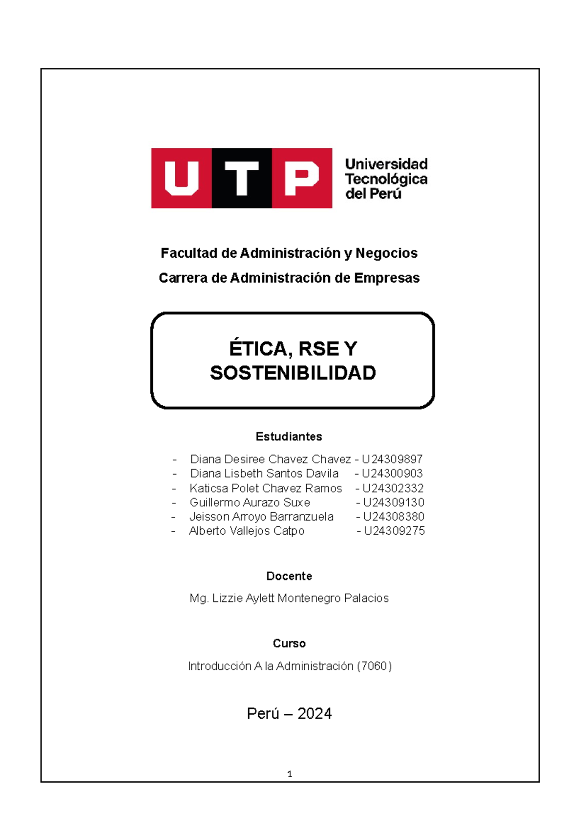 Ética, RSE Y Sostenibilidad - administracion y organizacion de empresas ...