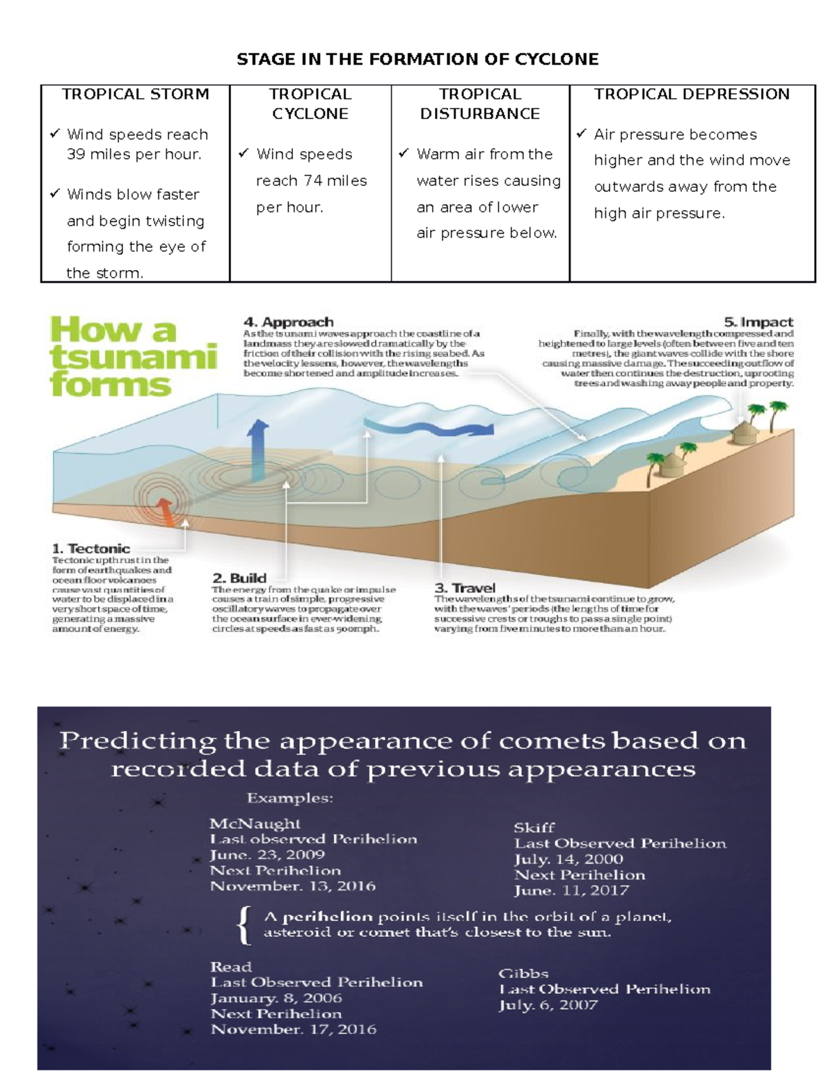 Reviewer for 4th QA - asd - STAGE IN THE FORMATION OF CYCLONE TROPICAL ...