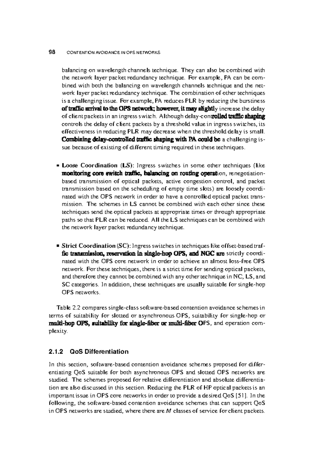 Quality of Service in Optical Packet Switched Networks-Wiley(2015 )-154-176 - 98 CONTENTION ...