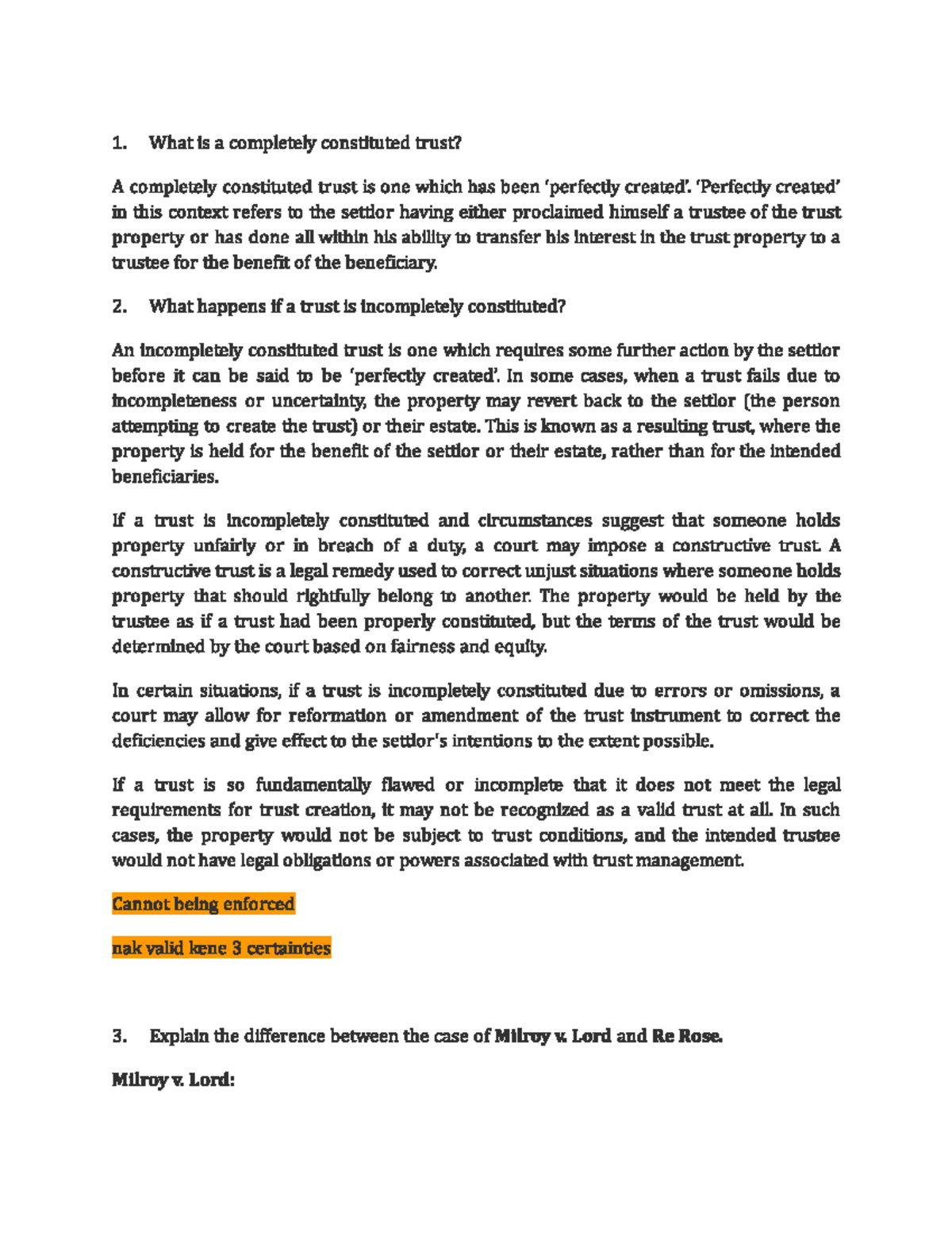 Tutorial complete incomplete trust - 1. What is a completely ...