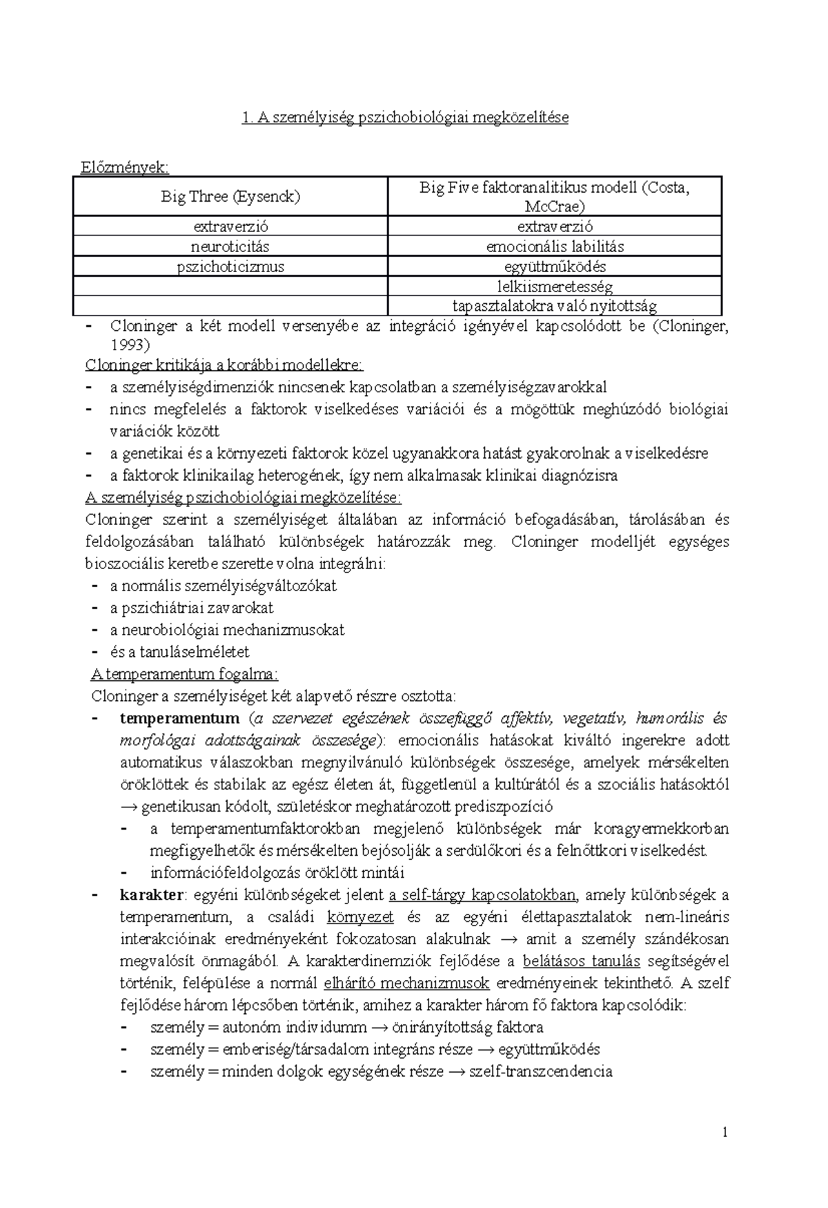 Kérdőíves-eljárások-I - A személyiség pszichobiológiai megközelítése ...