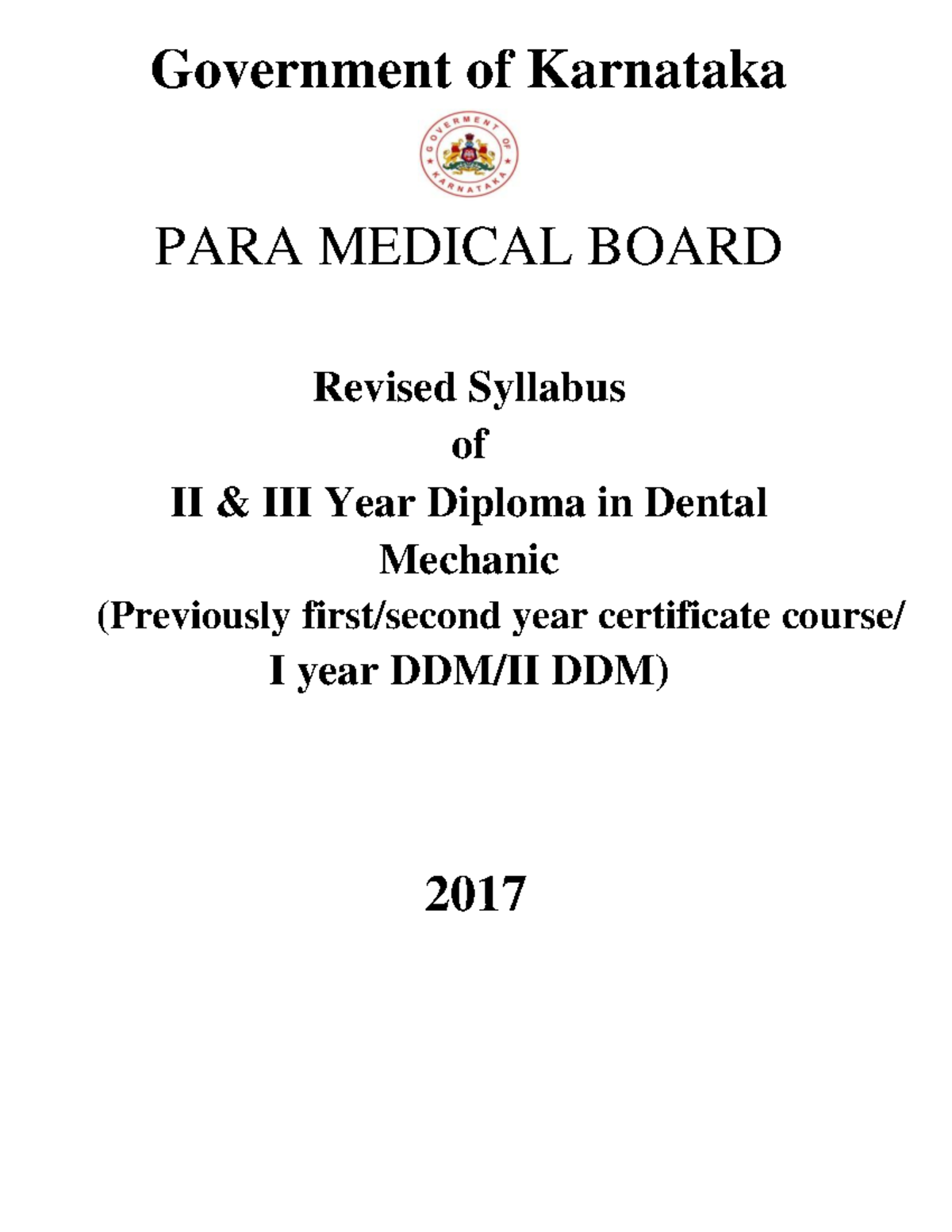 DDM - course outline - dental Technology - KMTC - Studocu