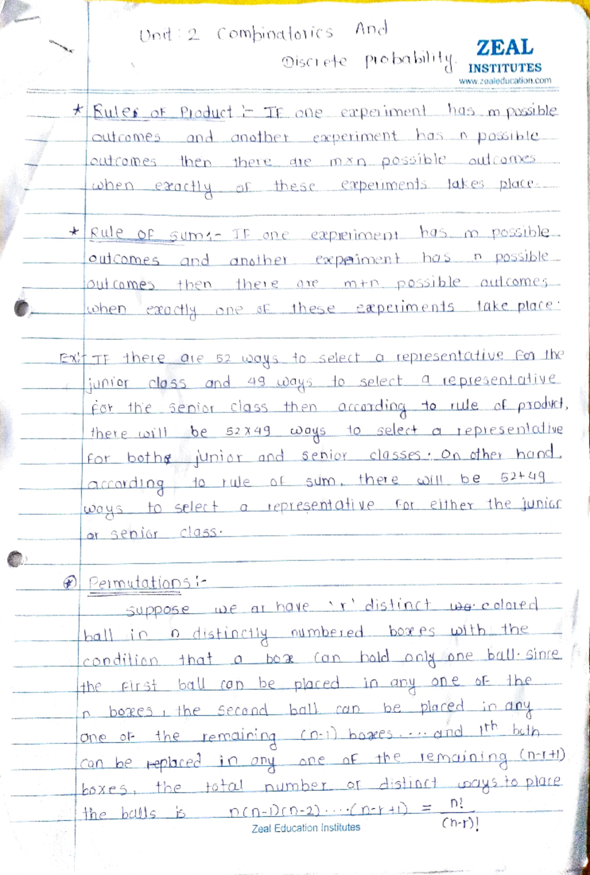 Unit 2 Combinations and discrete probability - Unit2 Combina loucs And ...